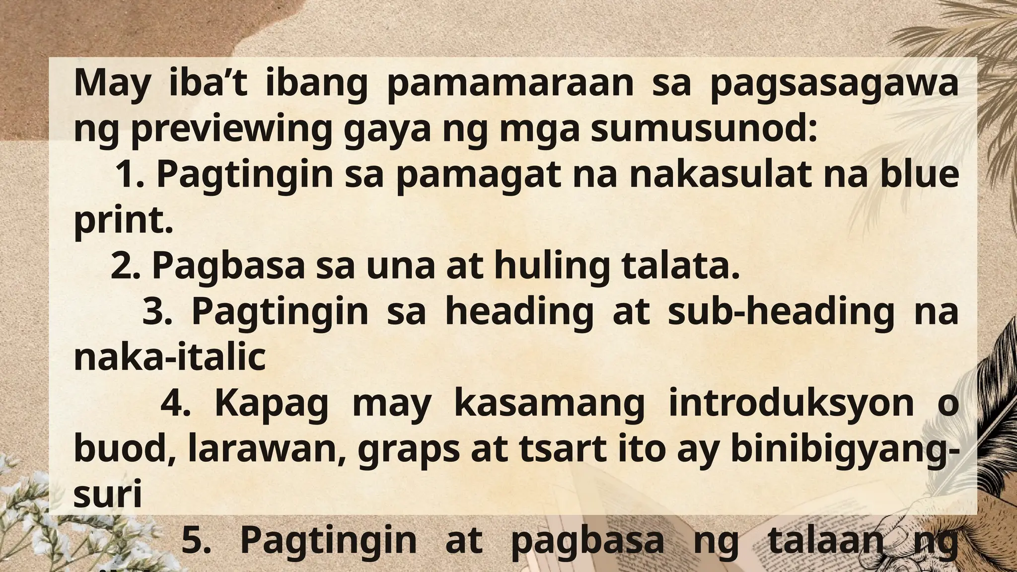 Kahalagahan ng mga Babasahin at Paglalapat ng Mapanuri at Kritikal na ...