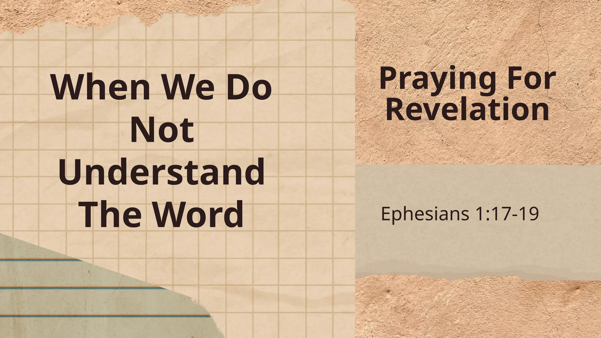 Brown Vintage Scrapbook Paper Sunday Sermon Church Presentation.pptx