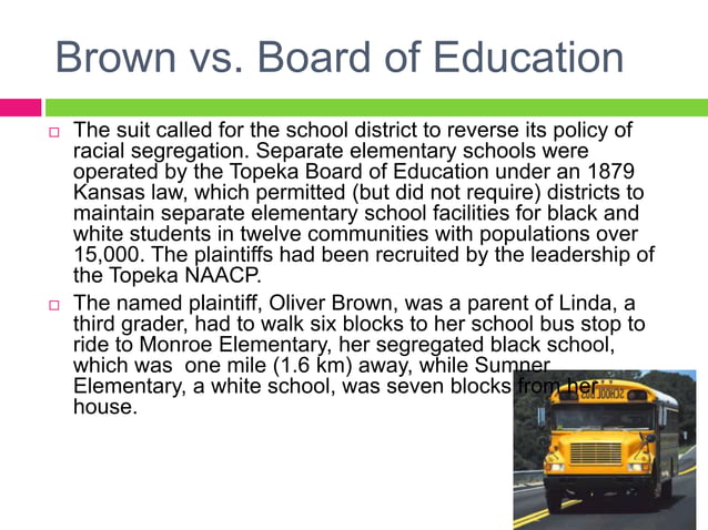 Brown Vs Board Of Education | PPT