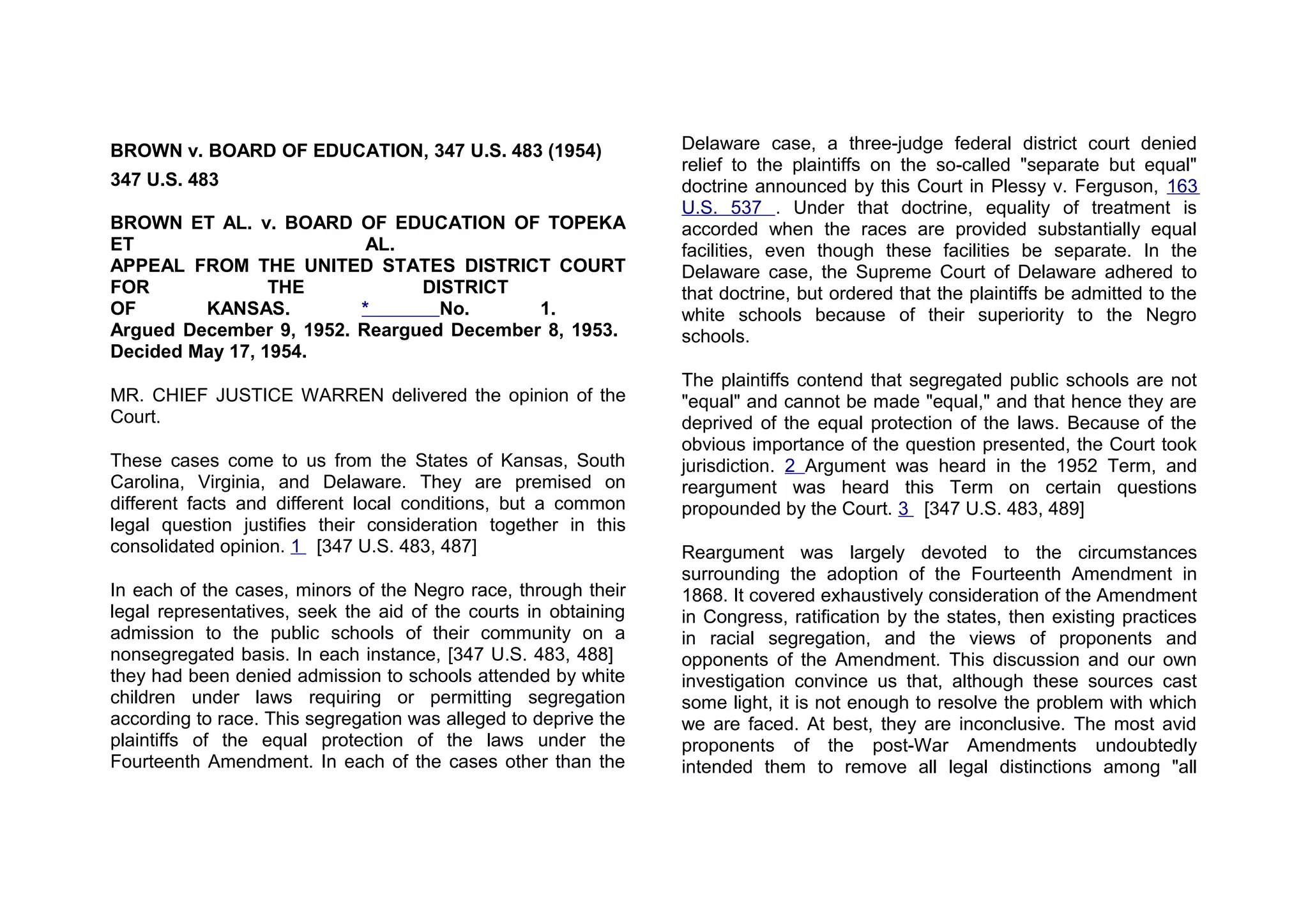 Brown vs board of education | PPT