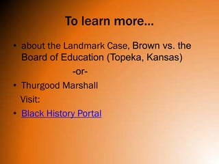 Brown vs. Board of Education | PPTX