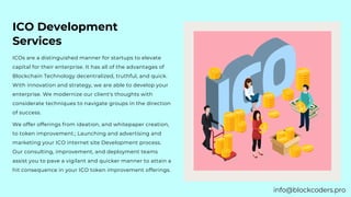 ICO Development Company | PPT