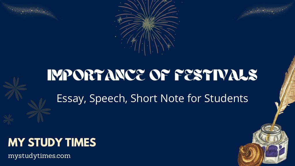 Importance of Festivals Essay | PDF