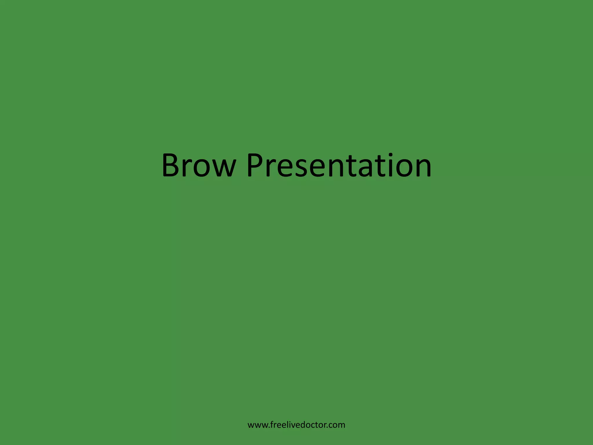 Brow presentation | PPTX