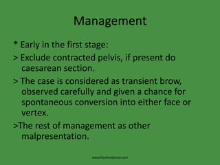 Brow presentation | PPTX