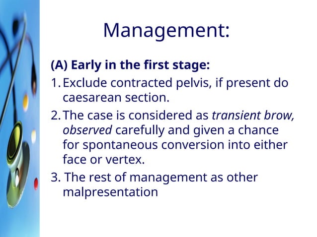 Brow Presentation.power point presentations | PPT