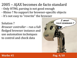 Browser controller testing for webapps (in Windows environment) | PPT