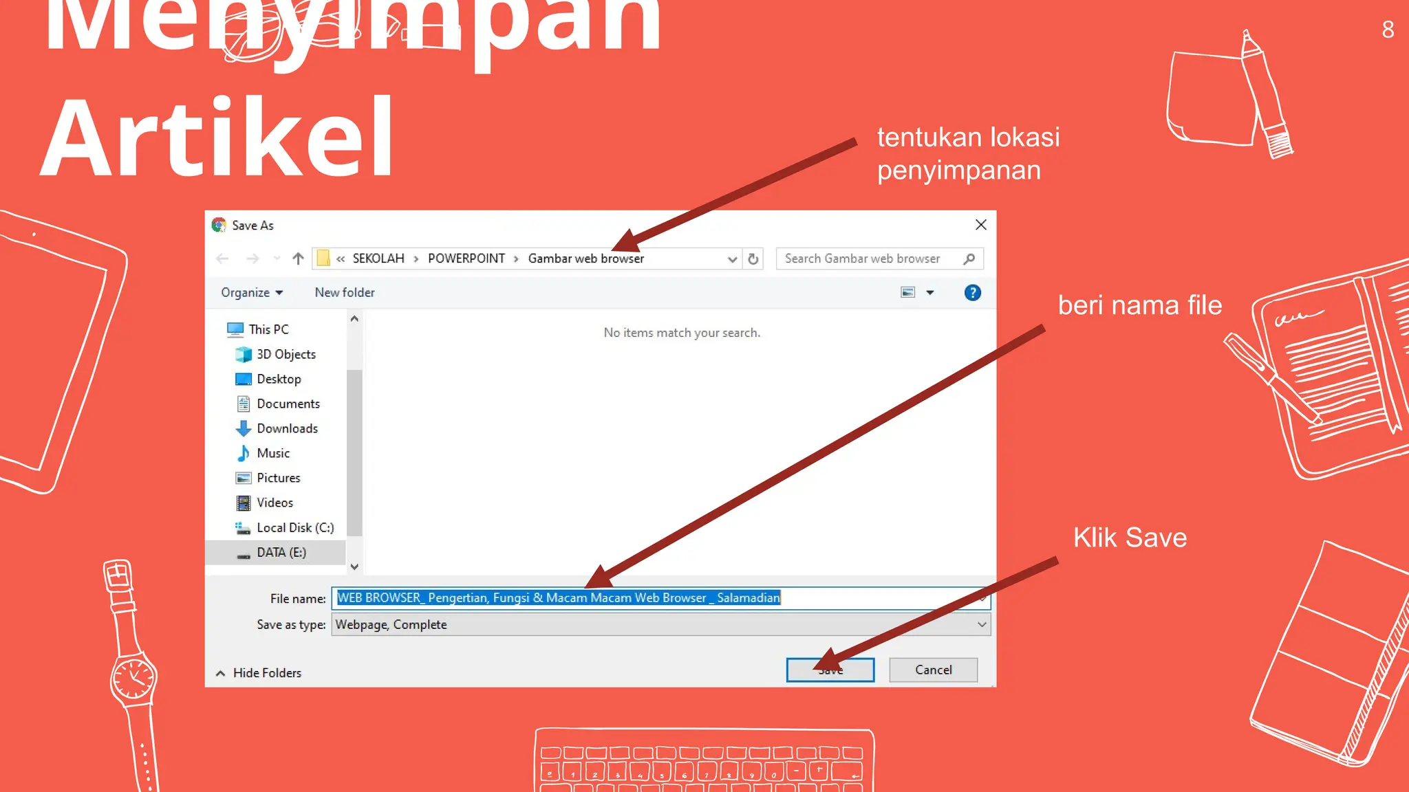 Mengenal Browser dan blog materi iformatika | PPT