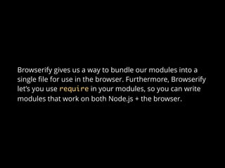 Browserify | PDF | Web Development | Internet