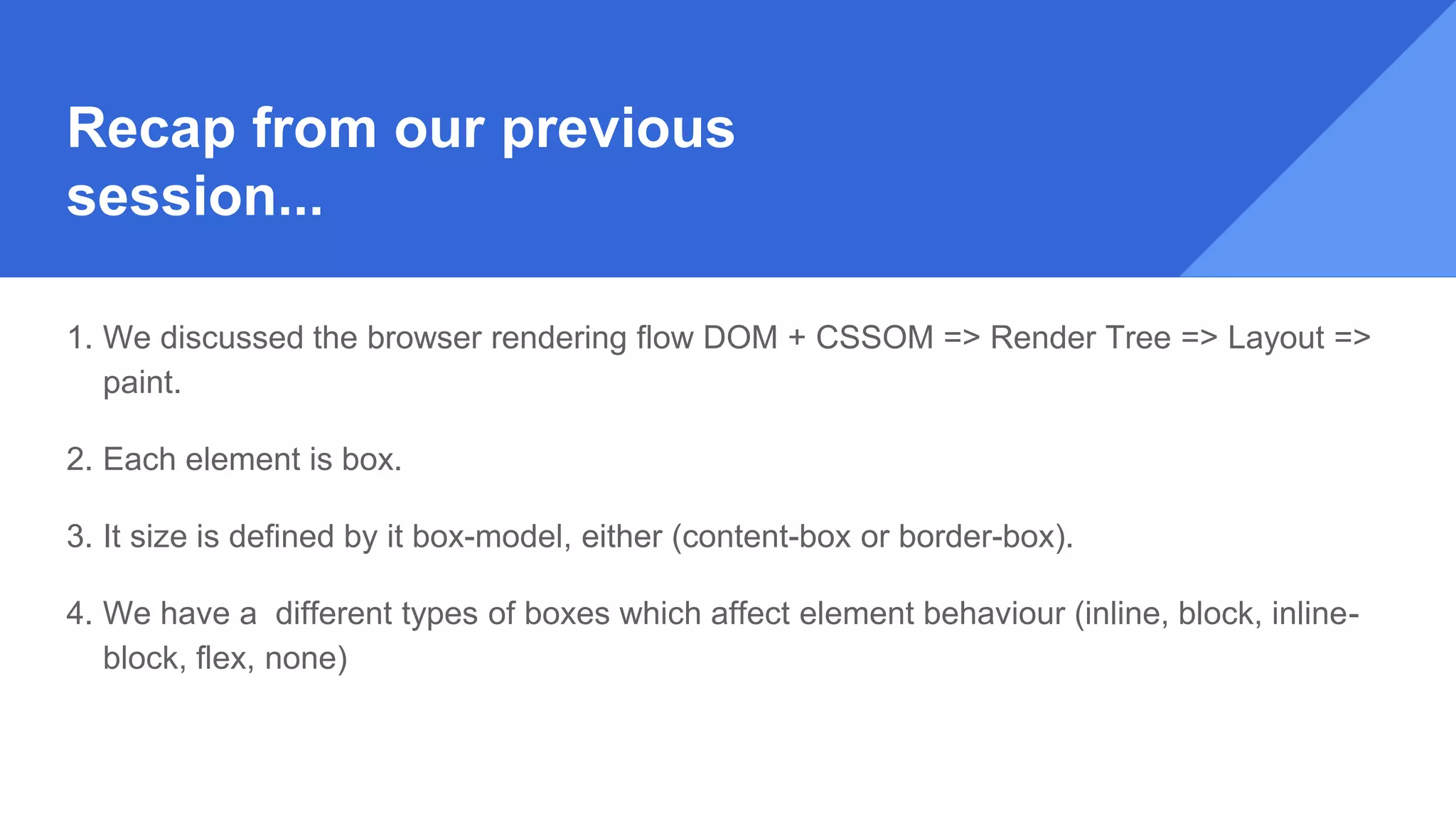 Fundamentals of Browser Rendering Css Overview PT 2 | PPT
