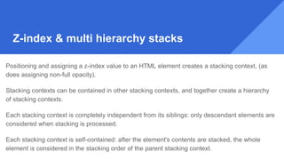 Fundamentals of Browser Rendering Css Overview PT 2 | PPT