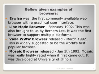 Browsers | PPTX