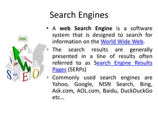 Browsers and search engines | PPT