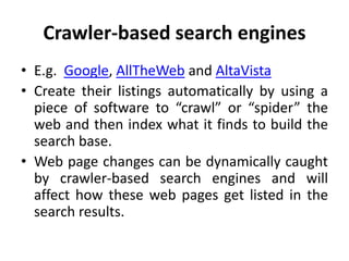 Browsers and search engines | PPTX