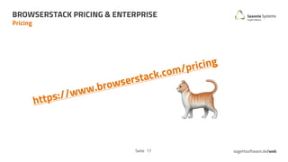 Cross-Browser-Testing with Protractor & Browserstack | PPT