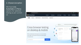 Browser_Stack_Intro | PDF | Browsers | Computer Software and Applications