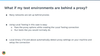 Test at Scale within your Internal Networks with BrowserStack Local ...