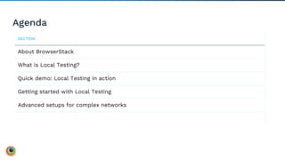 Test at Scale within your Internal Networks with BrowserStack Local ...
