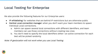Test at Scale within your Internal Networks with BrowserStack Local ...