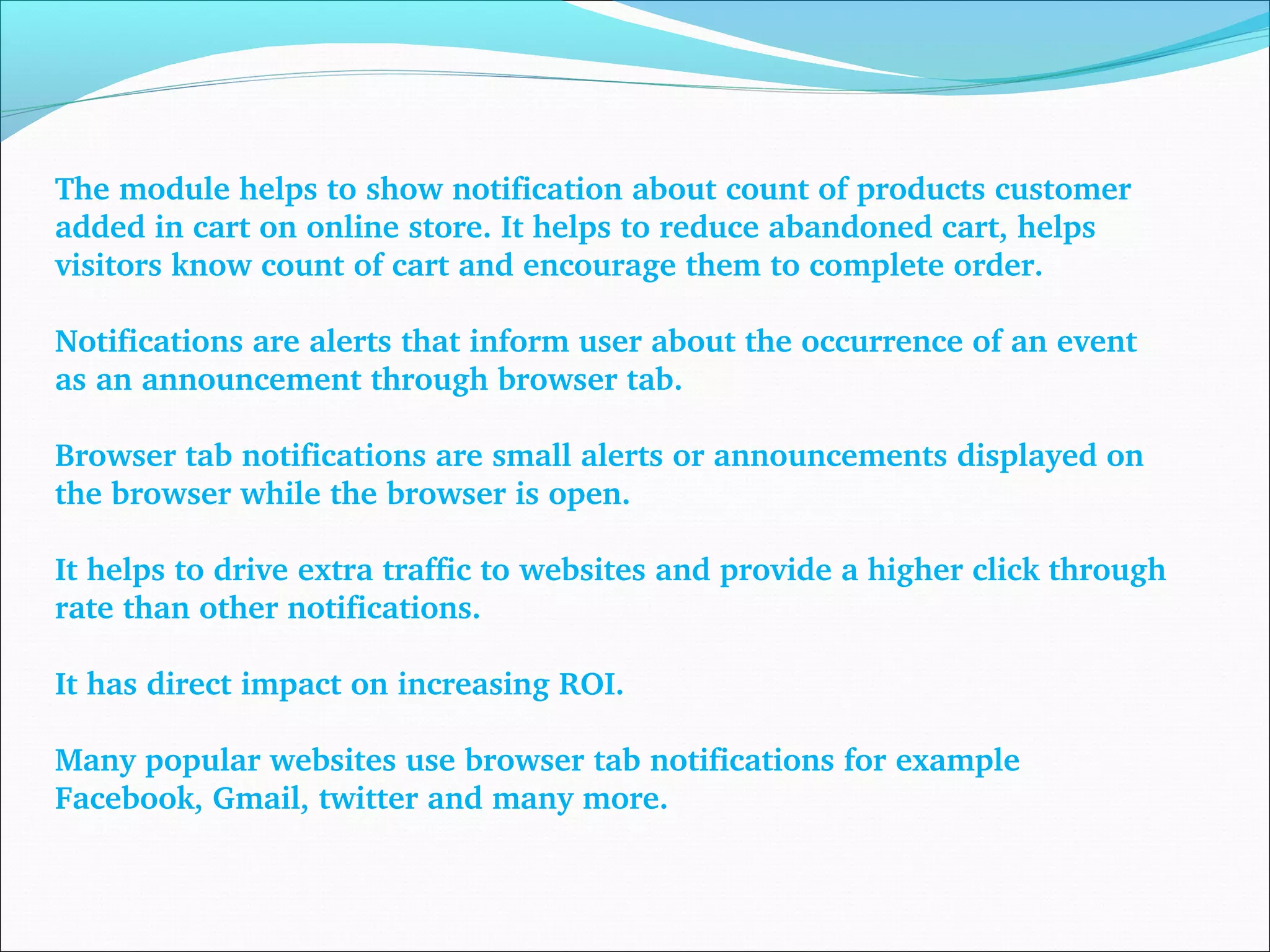 PrestaShop Browser Tab Notifications Cart Count in Tab | PPT
