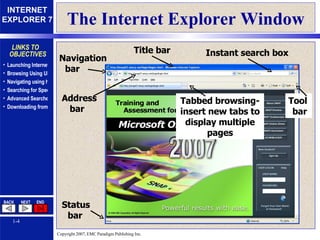 Browsing the Internet Using Internet Explorer 7 | PPT