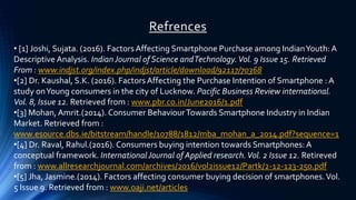 Factor Affecting smartphone purchase in India | PPTX