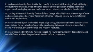 Factor Affecting smartphone purchase in India | PPTX