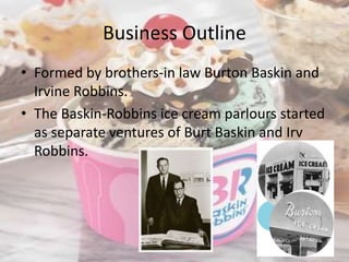 Analysis of Baskin-Robbins using the Marketing Mix (4 Ps) | PPTX
