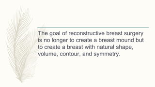 breast reconstruction | PPTX