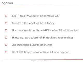 BR Relationships and Their Impact on the Implementation of S1000D | PPT
