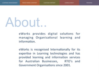 eWorks LMS Enterprise presentation | PPT