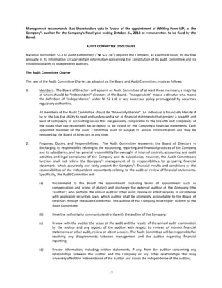 AGM Information Circular | PDF