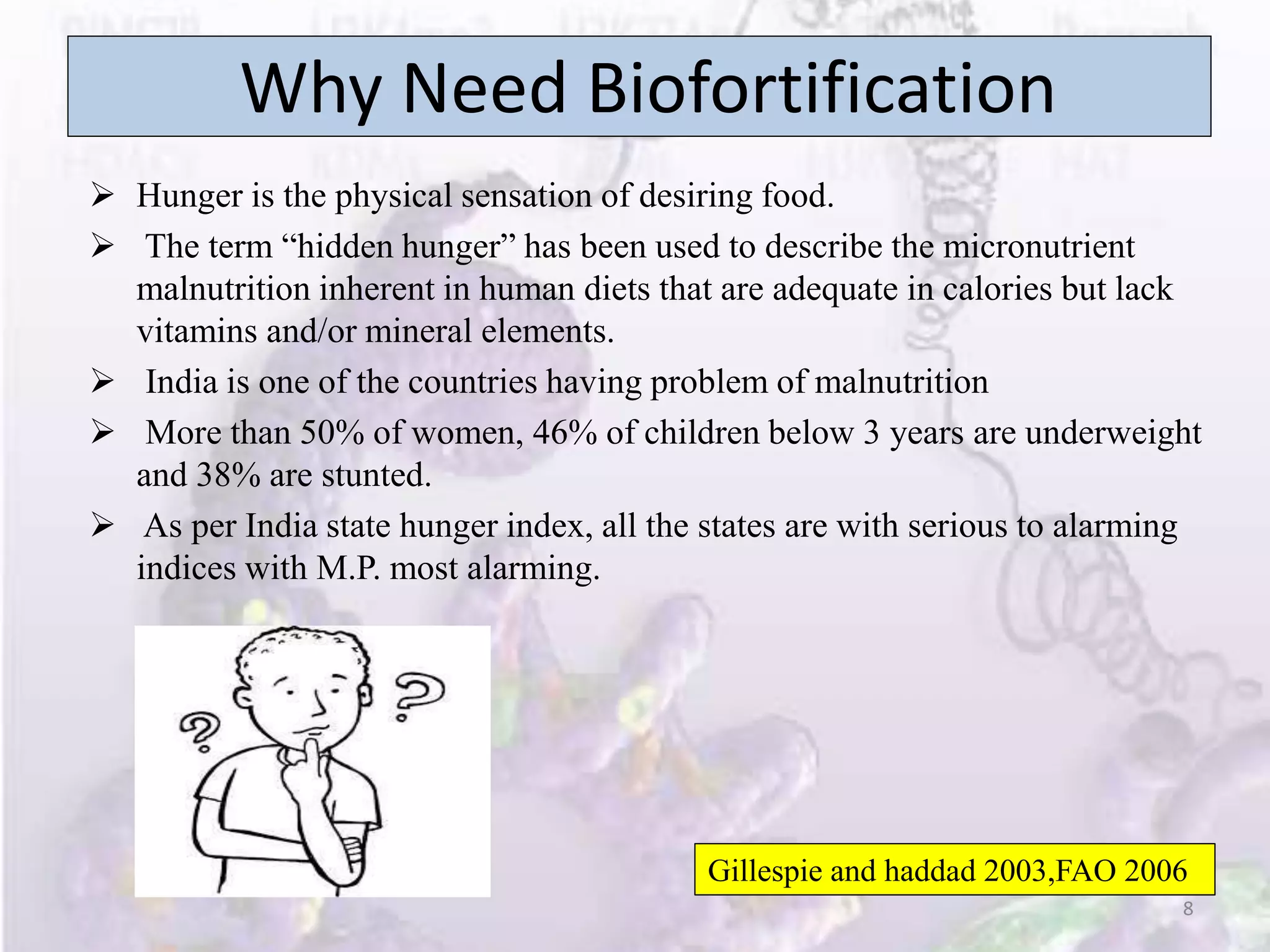 Bio fortification through Genetic Engineering | PPTX