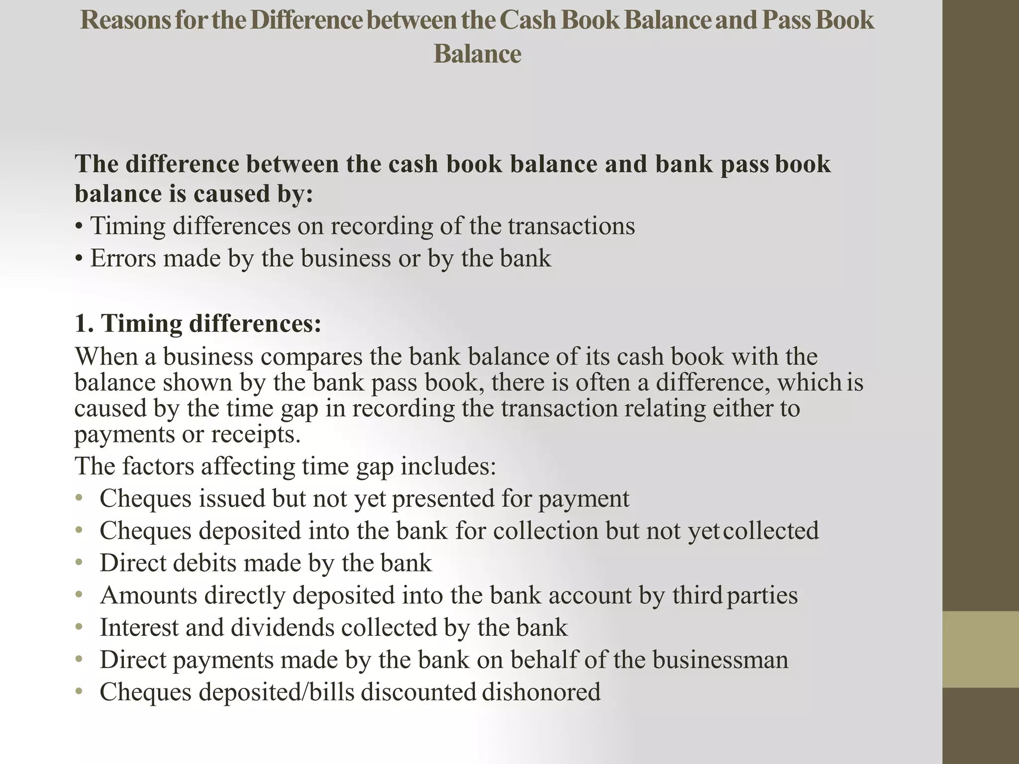 Banking Reconciliation Statement | PDF