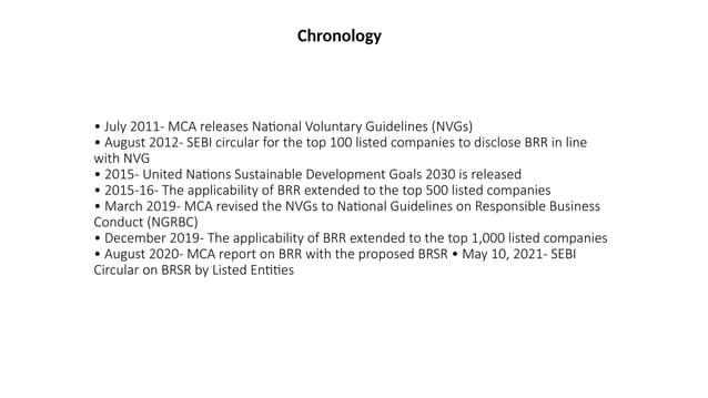 Business Responsibility and Sustainability Reporting | PPTX | Business ...