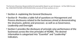 Business Responsibility and Sustainability Reporting | PPTX