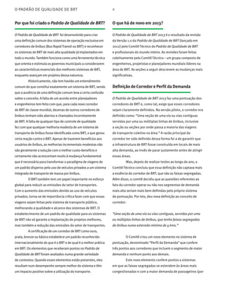 BRT Standard 2013 - Padrão de qualidade de BRT 2013 | PDF