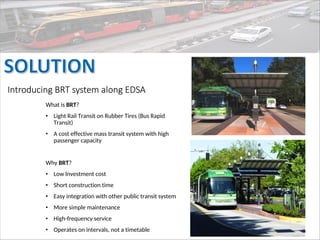 BRT - EDSA (Bus Rapid Transit) System 2018 | PDF