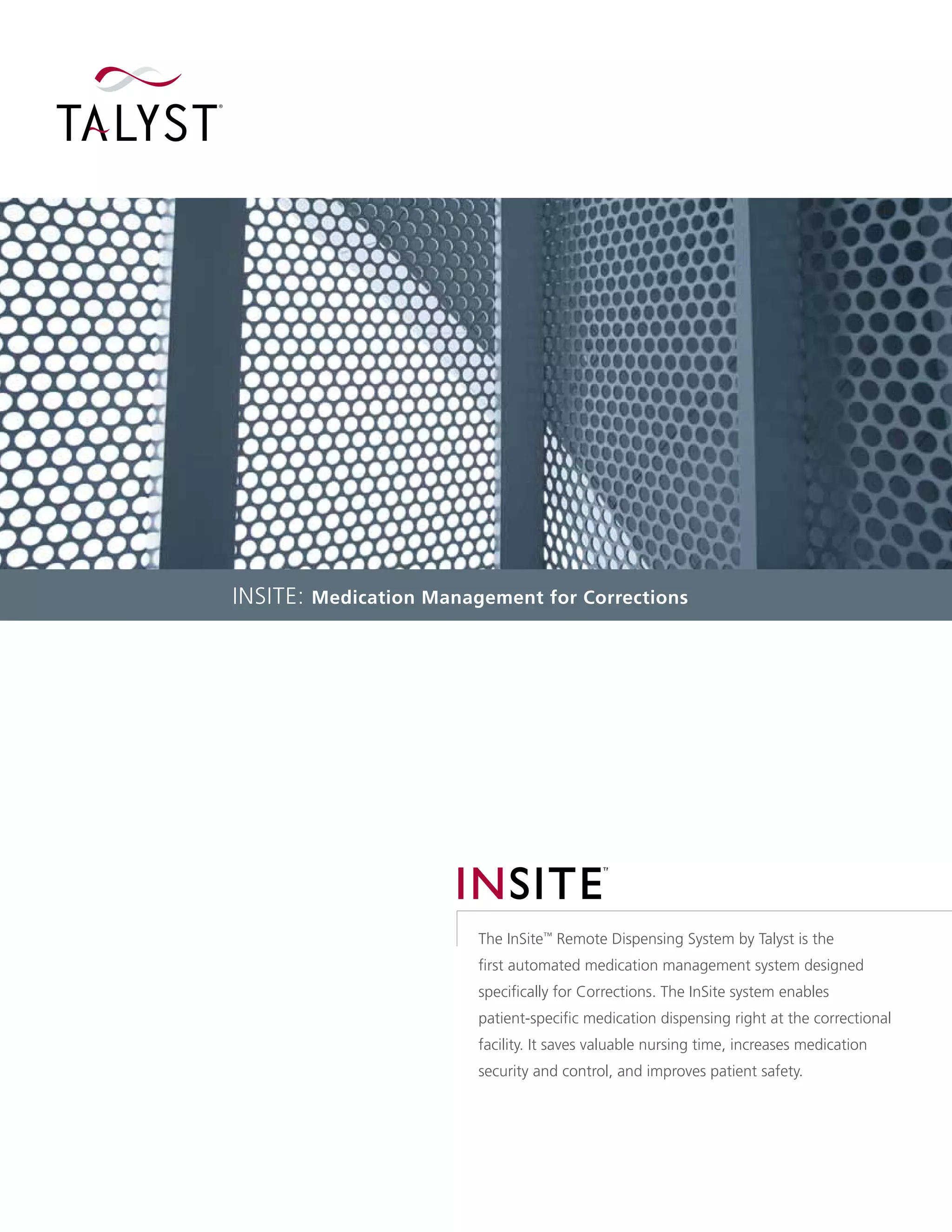 Talyst InSite for Corrections | PDF