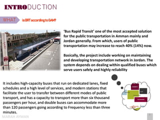 Amman BRT (الباص السريع في عمان ) | PDF