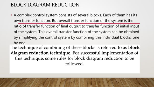 Block Diagram Reduction | PPTX | Technology & Computing