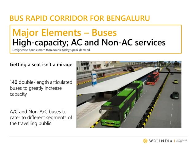Bus rapid Transit (BRT) Corridor for Bengaluru | PPTX | Rail Travel ...