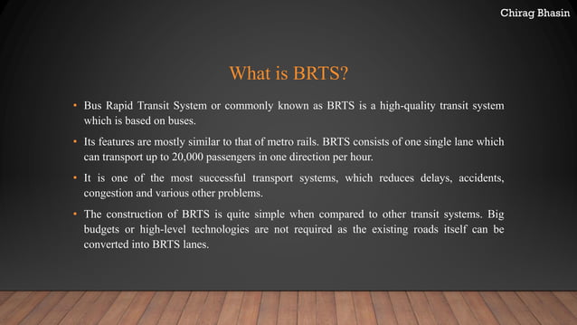 BRTS | PDF