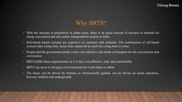 BRTS | PDF