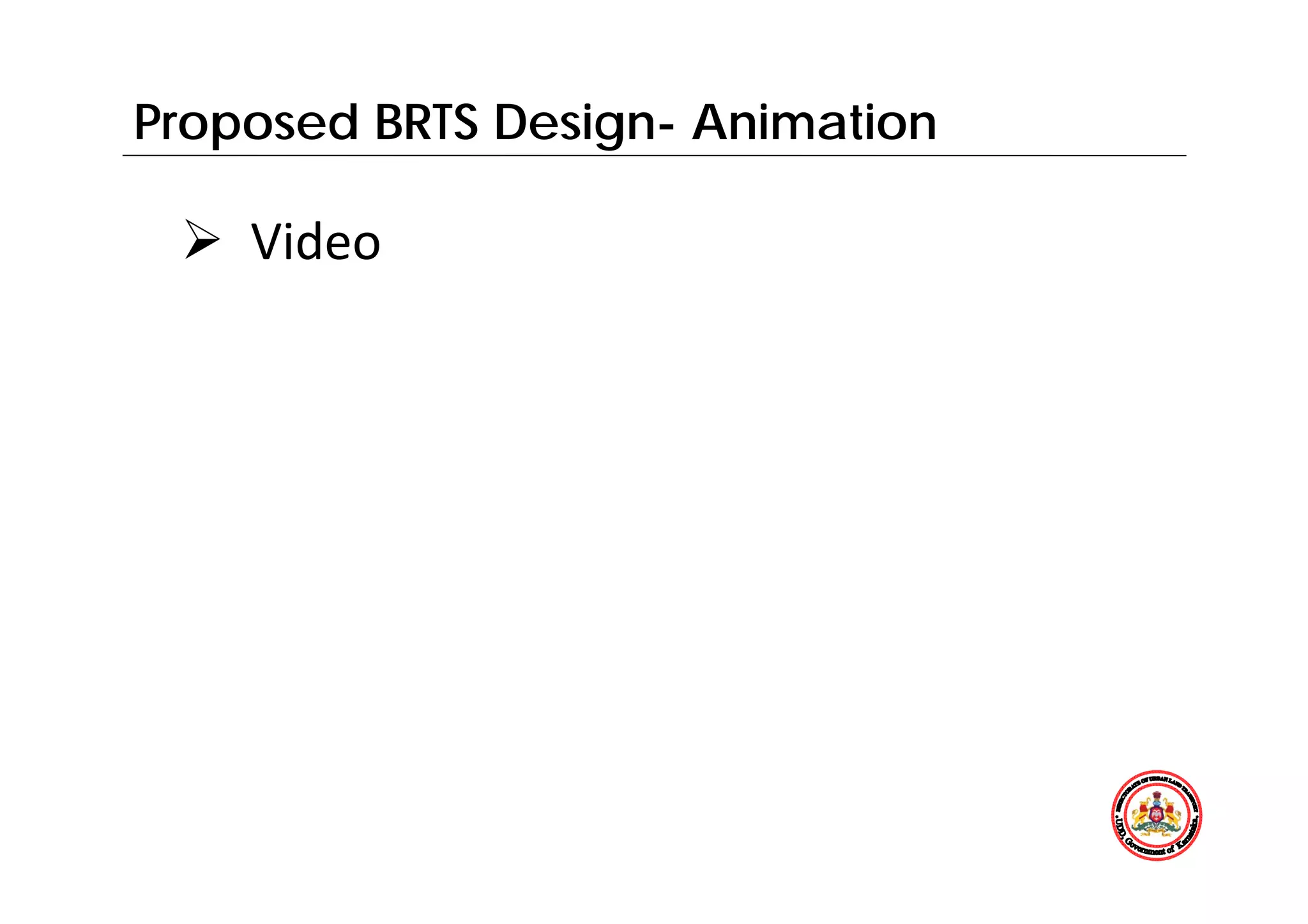 World Class Bus Rapid Transit System (BRTS) for Bangalore | PDF