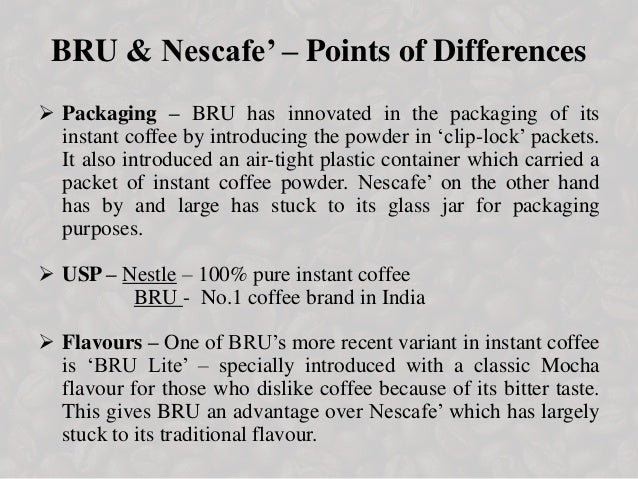 Essence of Marketing - BRU Coffee