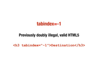 Bruce lawson-html5-aria-japan | PDF | Web Design and HTML | Internet