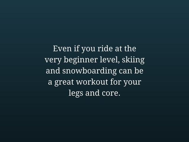 Bruce Strebinger's Tips for Staying Fit in the Winter | PPT