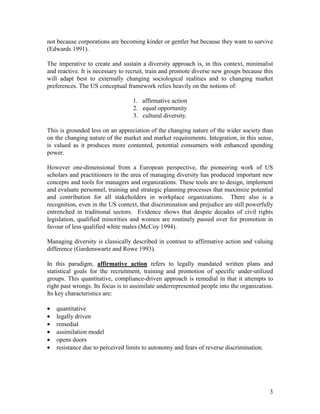 Managing Diversity | PDF