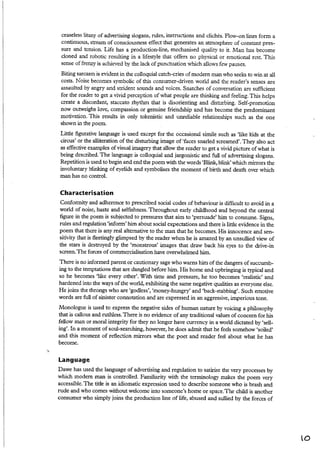 Bruce Dawe Analysis | PDF